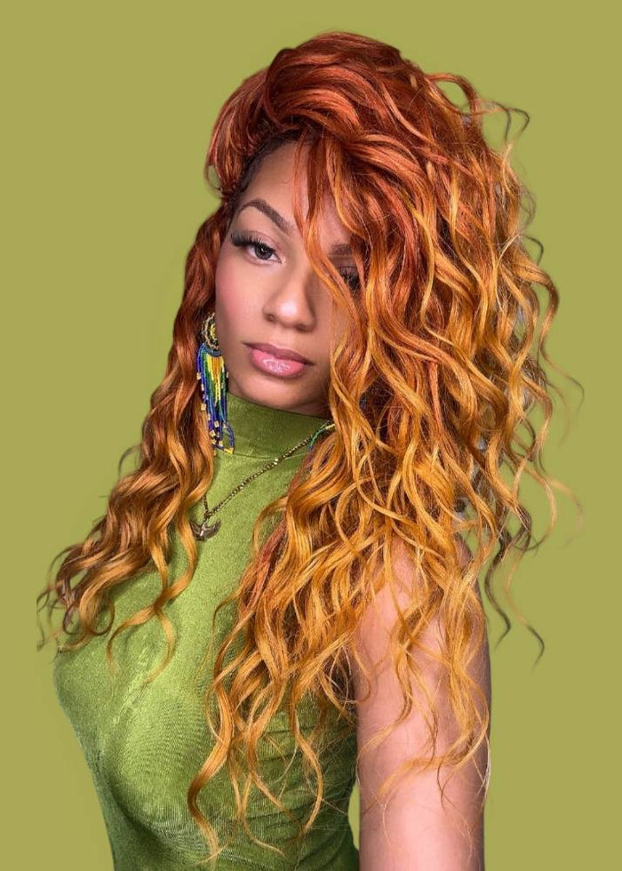 INOA | Ocean Wave Curl 18" Scrunch Curl Crochet Braids AFROLOKI – WIGgIT