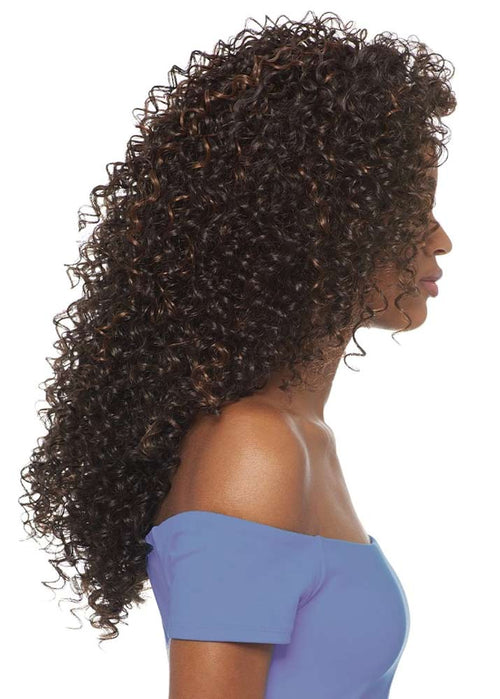 DOMINICAN CURLY | Quick Weave | Batik Bundle | Long Curly Long Half Wig ...