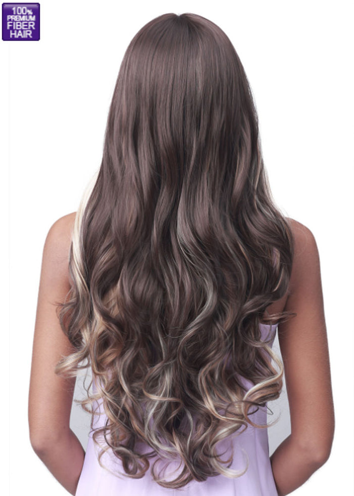 MISS ORIGIN BIG CURL 24 | Human Hair Blend HD Lace Front Wig | Bobbi ...