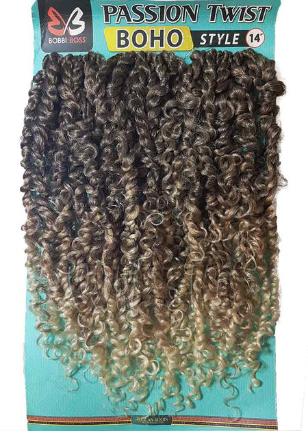 Bobbi Boss PASSION TWIST BOHO STYLE 14 3X Curly Crochet Braid UK – WIGgIT